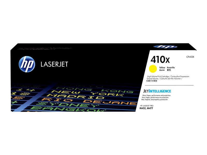 HP CF412X 410X High Yield Yellow Original Laserjet Toner Cartridge