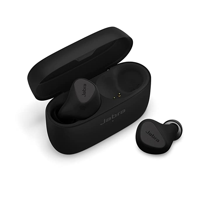 Jabra 100-99181001-40 Elite 5 Titanium Black, 10M Wireless Bluetooth