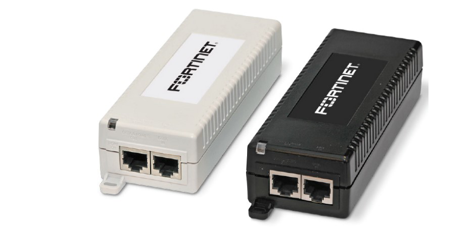Fortinet GPI-130, 1-Port Gigabit PoE Power Injector, 802.3at up to 30W ...
