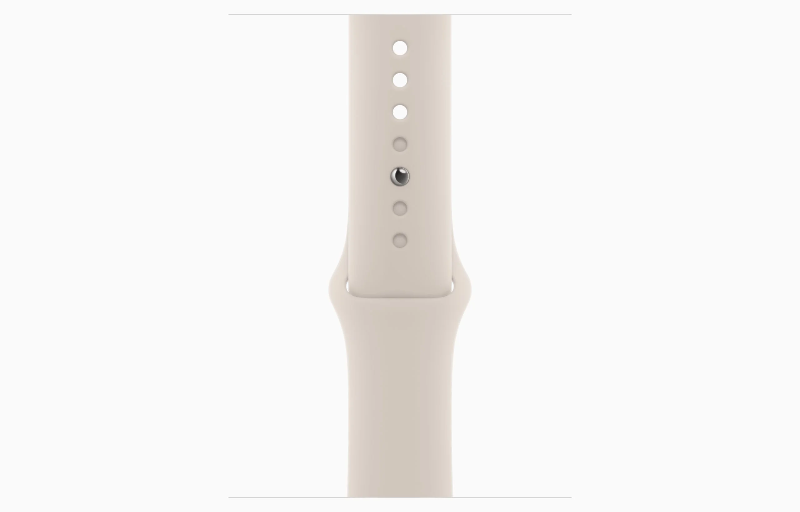 Apple Watch SE GPS 44mm Starlight Aluminium Case with Starlight Sport ...