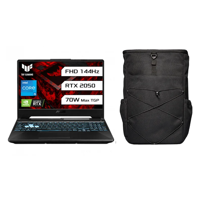 ASUS FX506HF-HN026W TUF Gaming F15 Bundle - 8GB RAM, 1TB Storage, 11th ...