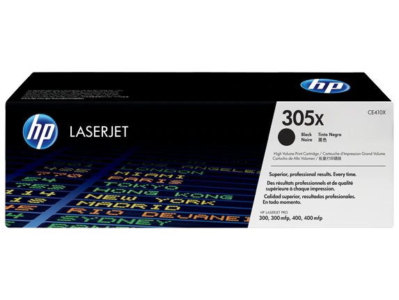 HP CE410XC 305X High Yield Black Original LaserJet Toner Cartridge