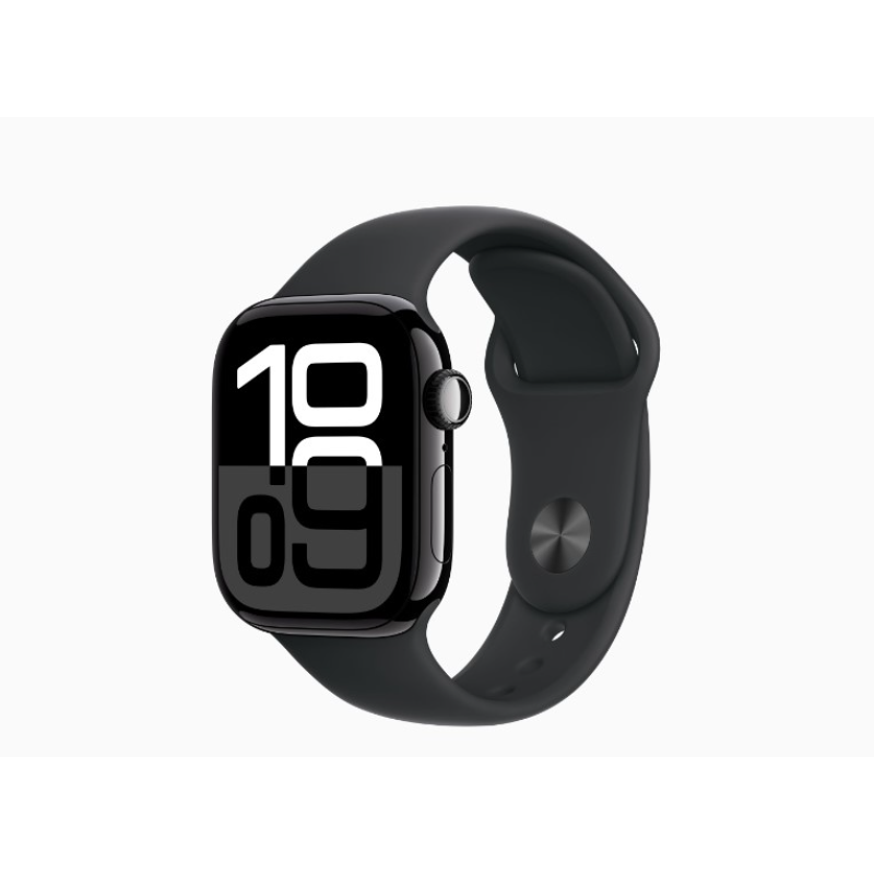 Apple Watch 10 MWX63HN/A 42mm GPS + Cellular, Jet Black Aluminium Case ...