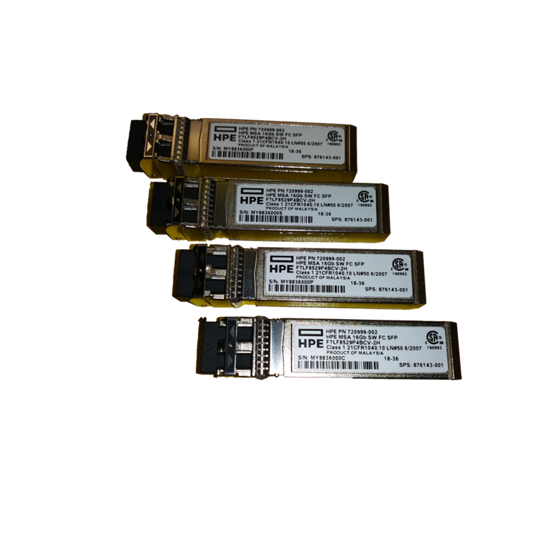 HPE C8R24B MSA 16Gb Short Wave Fibre Channel SFP+ 4‑pack Transceiver