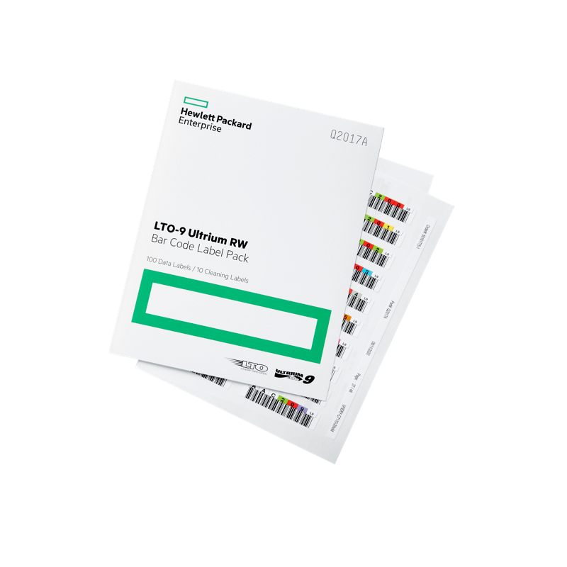 HPE Q2017A LTO‑9 Ultrium RW Bar Code Label Pack