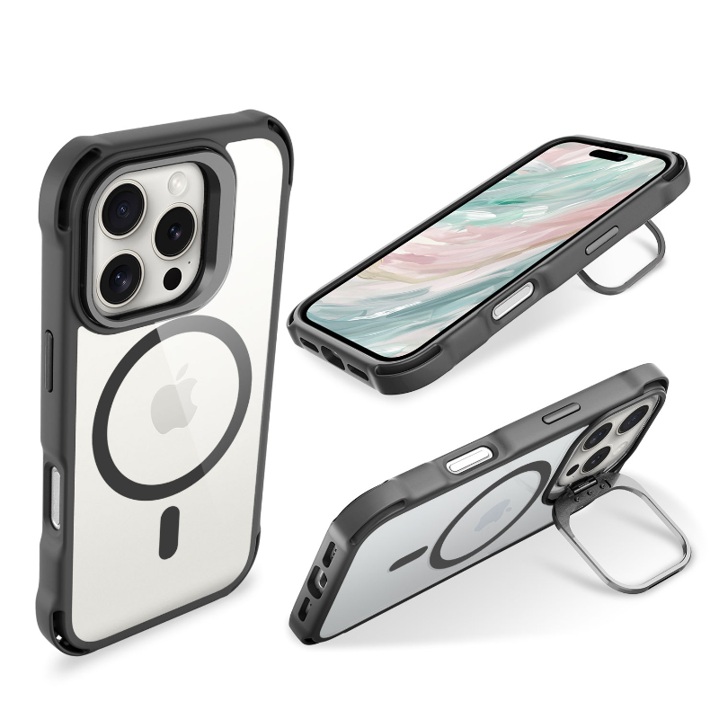 MOBUSA iPhone 16 Pro 6.3 inch Bungee Black Case